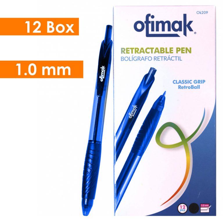 Ofimak Retroball Pen Blue DZ – PR Office Solutions