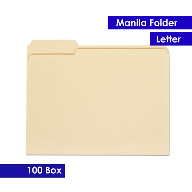 Folder Manila Letter, 1/3 cut – PR Office Solutions